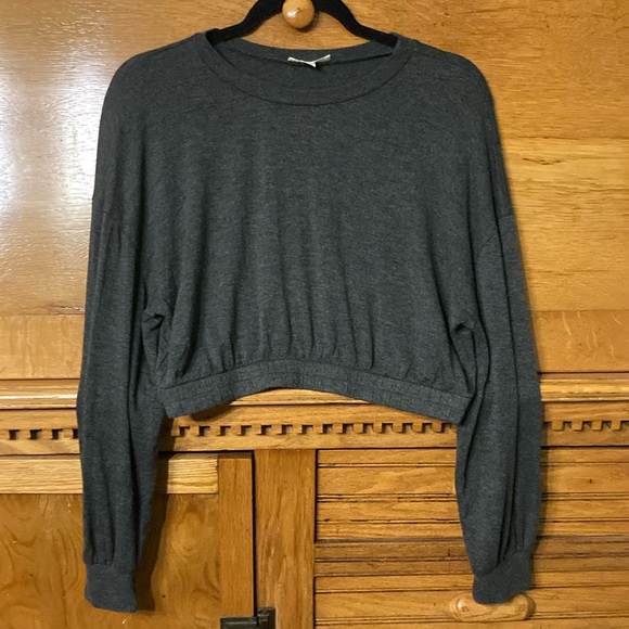 Colsie | Tops | Colsie Knit Long Sleeve Crop Top | Poshmark